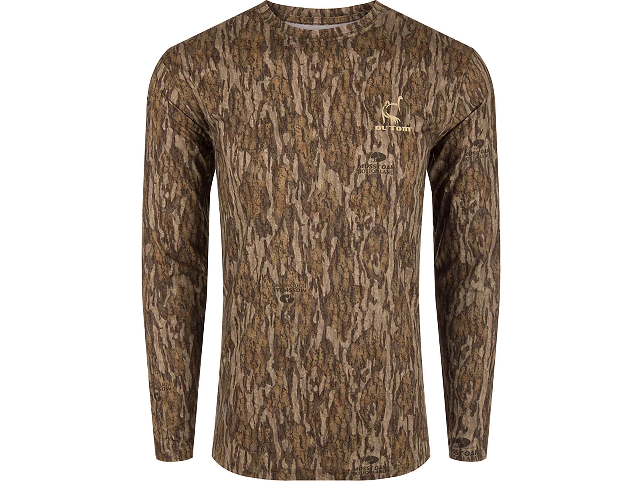 Ol' Tom Men's Performance Long Sleeve Crew Neck Shirt Mossy Oak