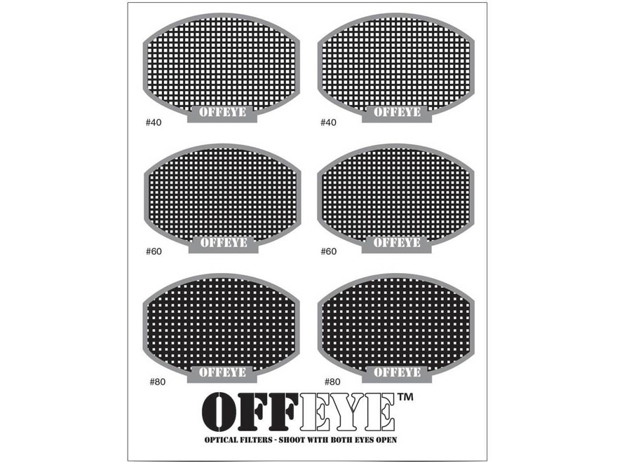 Birchwood Casey Off-Eye Optical Lens Filter 40/60/80 Kit