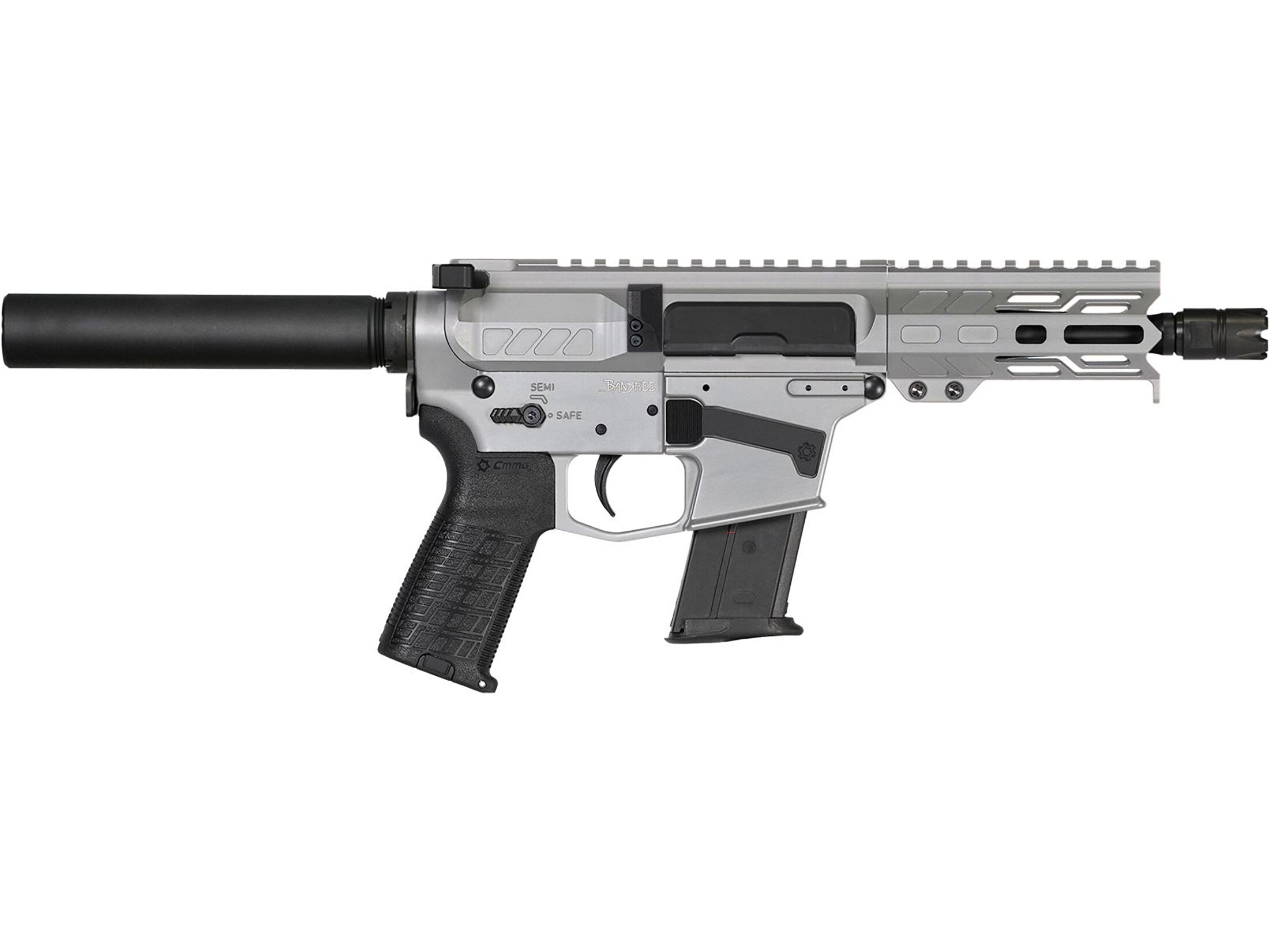 CMMG Banshee Mk57 5.7x28mm FN Pistol 5 Barrel 20+1 Round Black Grip