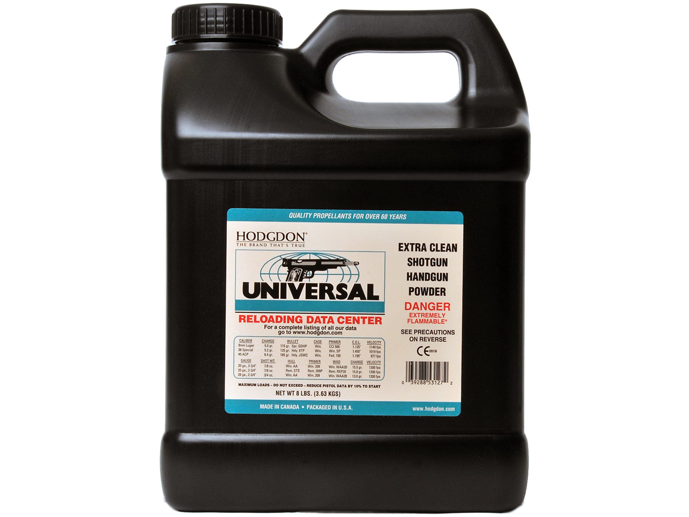 Hodgdon Universal Smokeless Gun Powder 8 lb