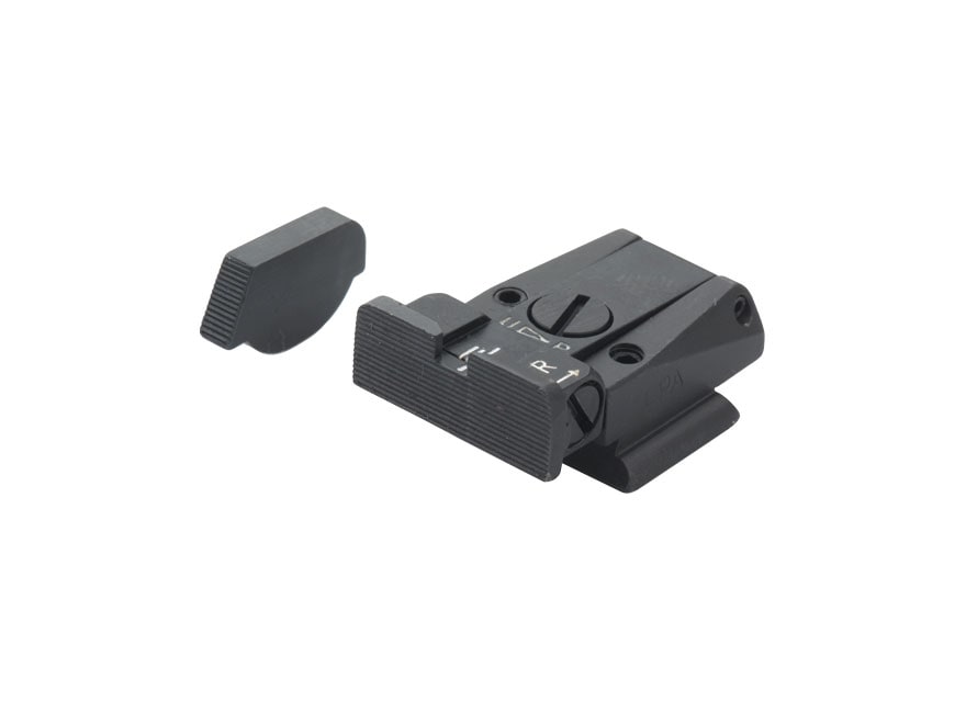LPA SPR Target Sight Set Ruger P85, P89 Steel Blue