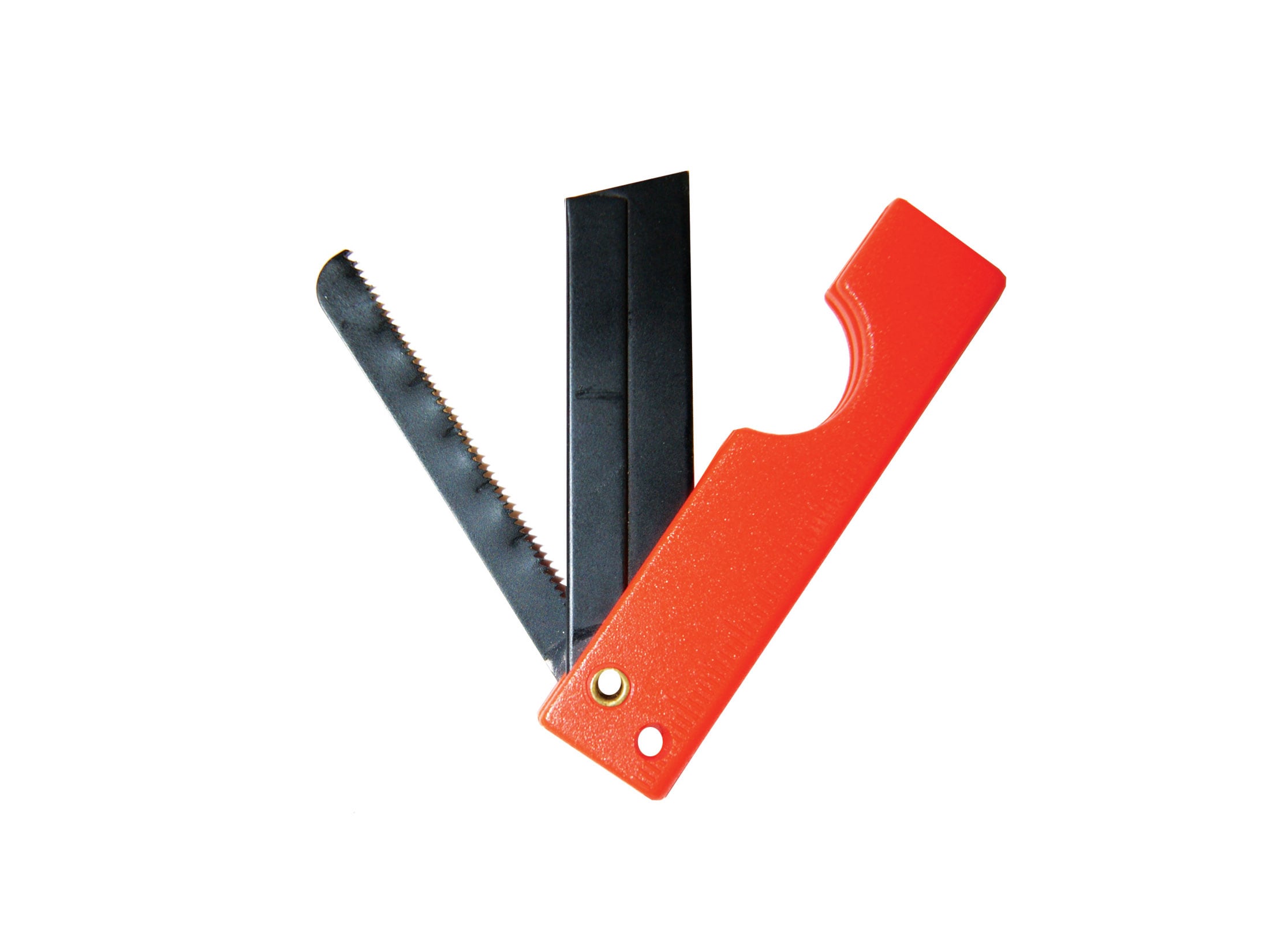 UST Razor Saw Folding Pocket Knife 2 Serrated Straight Steel Blades