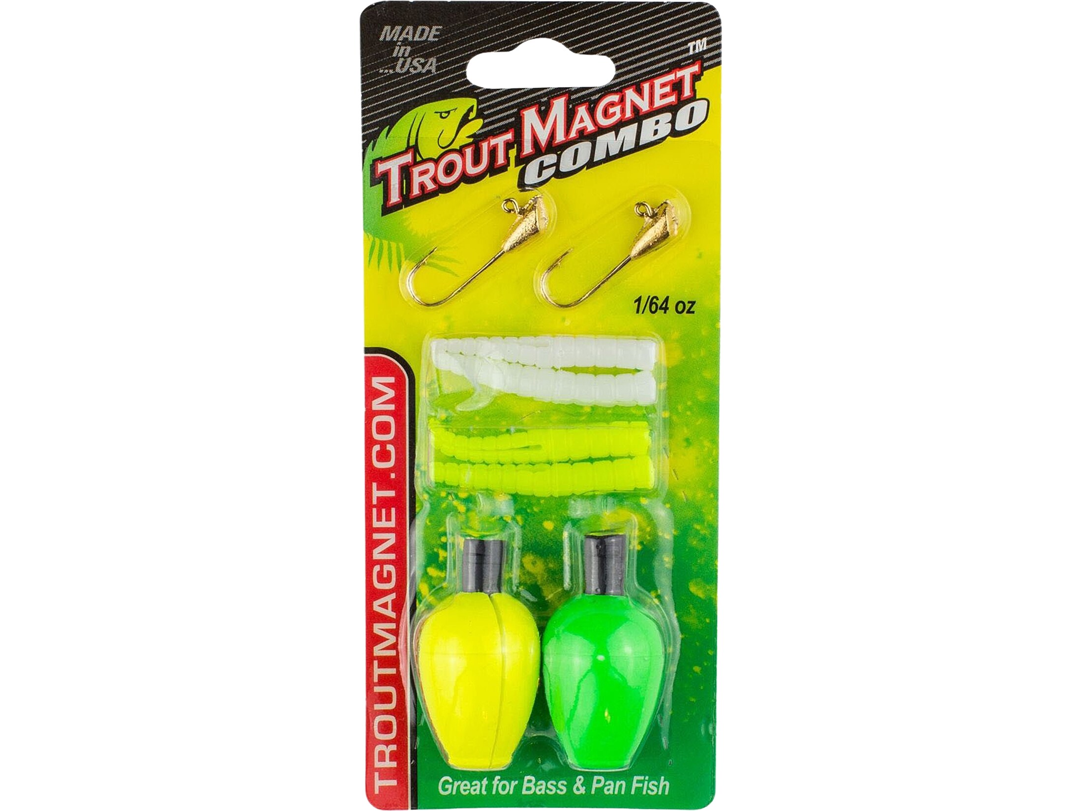 Trout Magnet Combo Pack White/Chartruese