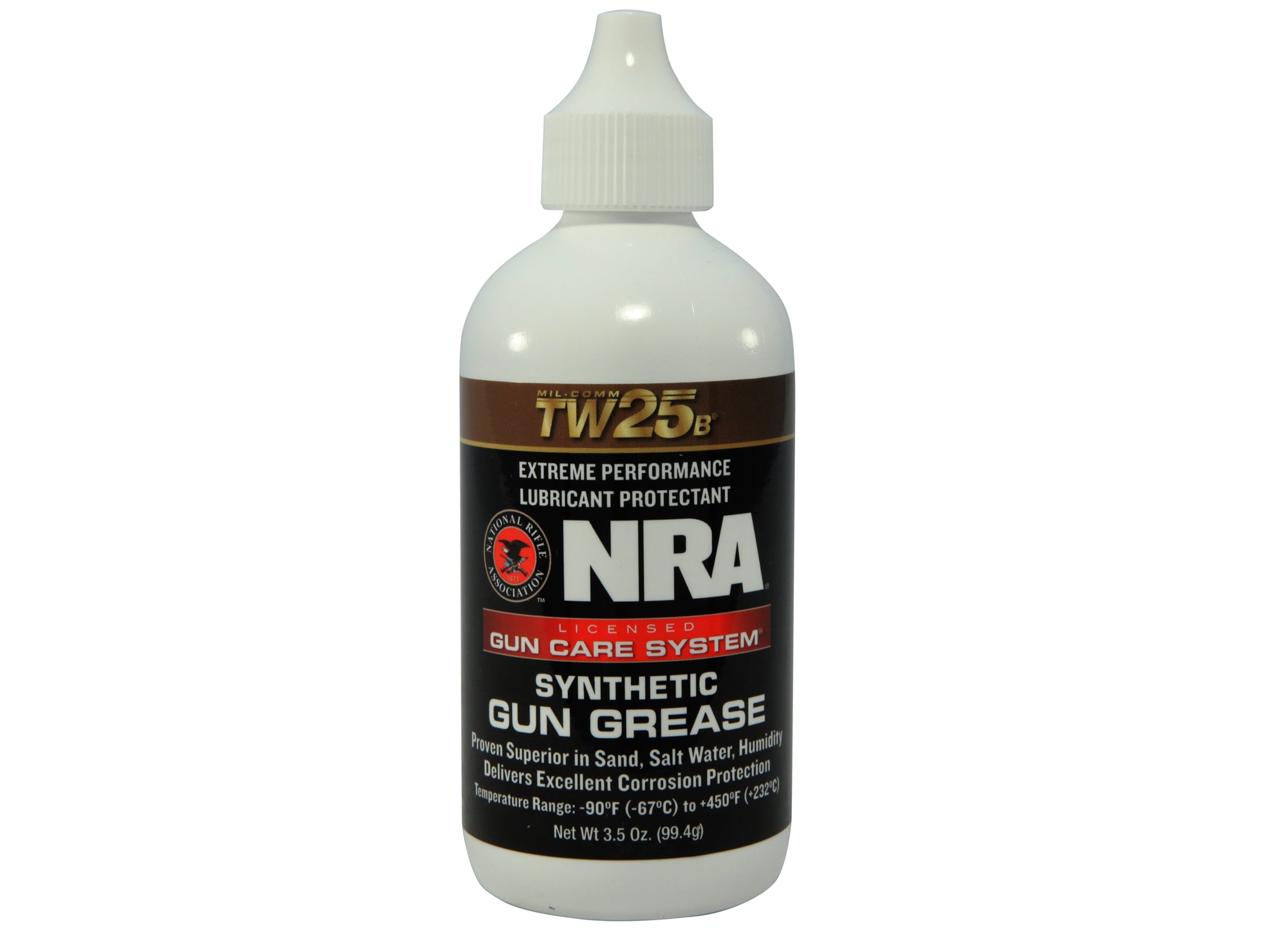 NRA Licensed Gun Care System By Mil-Comm TW25B Gun Grease 3-1/2oz