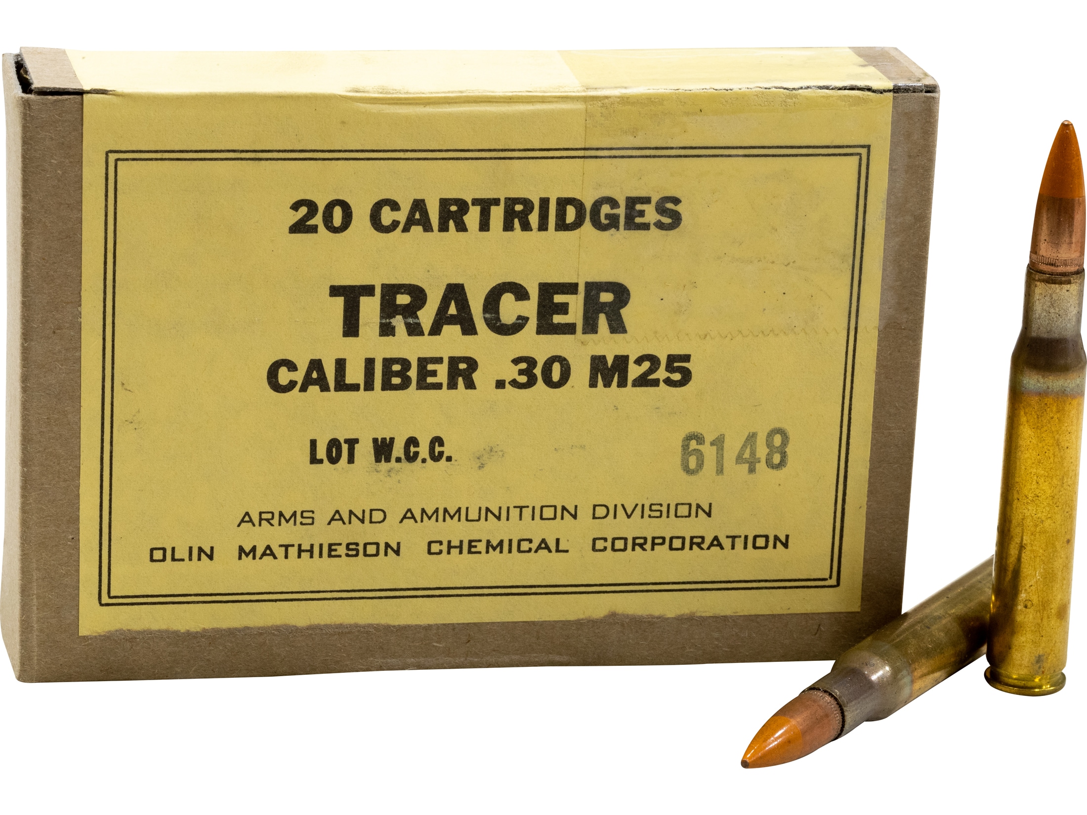 Military Surplus Tracer Ammo (Winchester) 30-06 Springfield 144 Grain