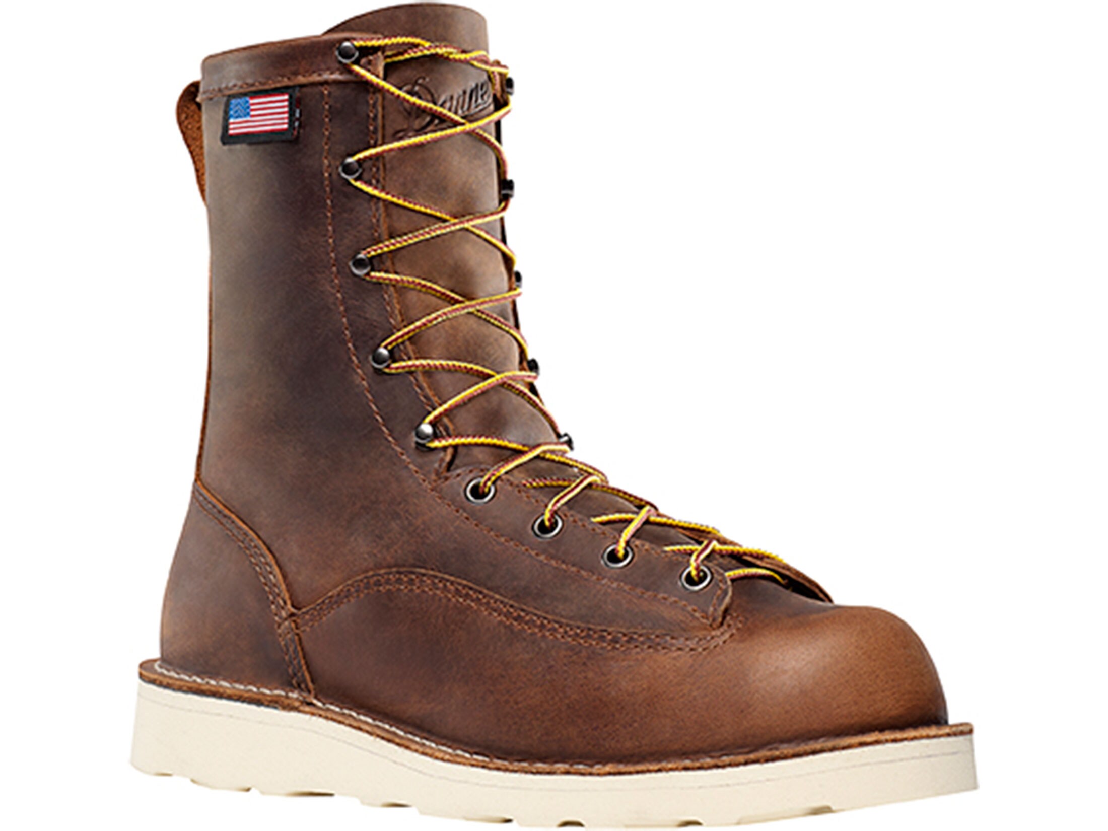 Danner Bull Run 8 Steel Toe Work Boots Leather Brown Men's 11.5 D