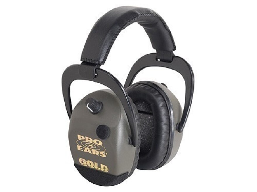 Pro Ears Stalker Gold Electronic Earmuffs (NRR 25 dB) Green