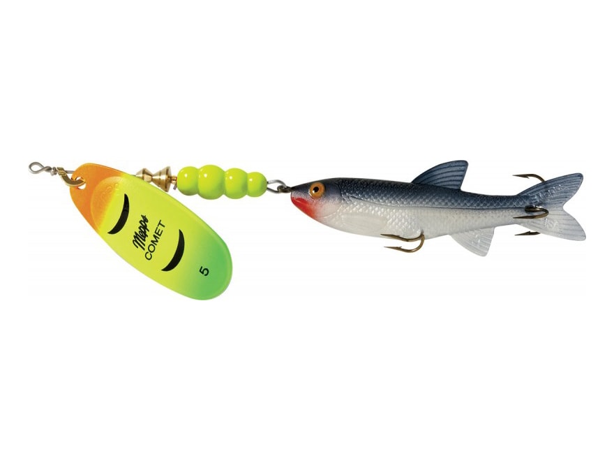 Mepps Comet Mino Inline Spinner 4 Shad Mino Silver Blade 1/2oz