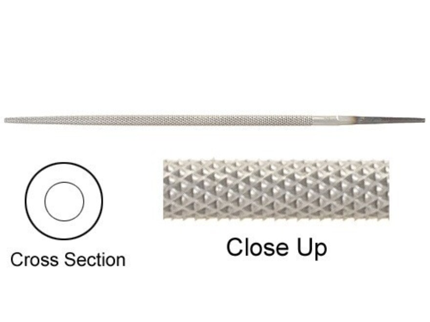 Nicholson 10 Bastard Cut Tapered Round Wood Rasp