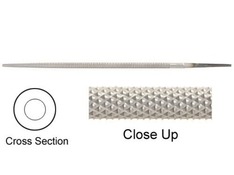 Nicholson 10 Bastard Cut Tapered Round Wood Rasp