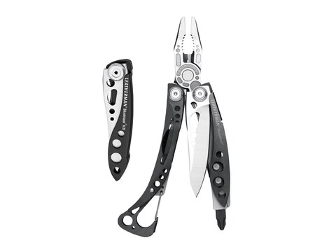 Leatherman Skeletool Multi-Tool & Skeletool KB Folding Knife Combo SS