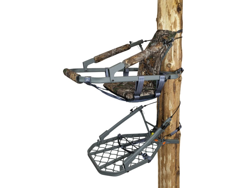 Hawk Warbird LT Climbing Treestand Realtree Xtra Camo