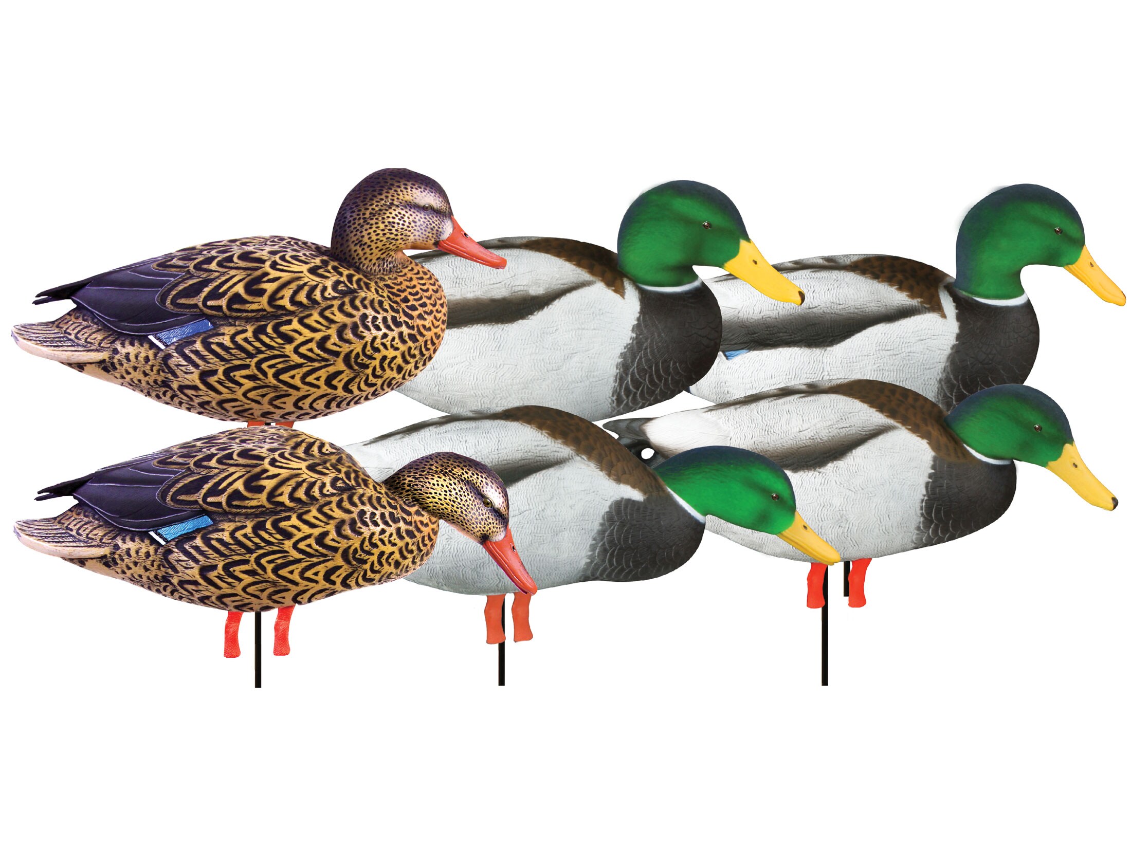 GHG Pro-Grade January Mallard Flocked Head Drake Harvester Full Body