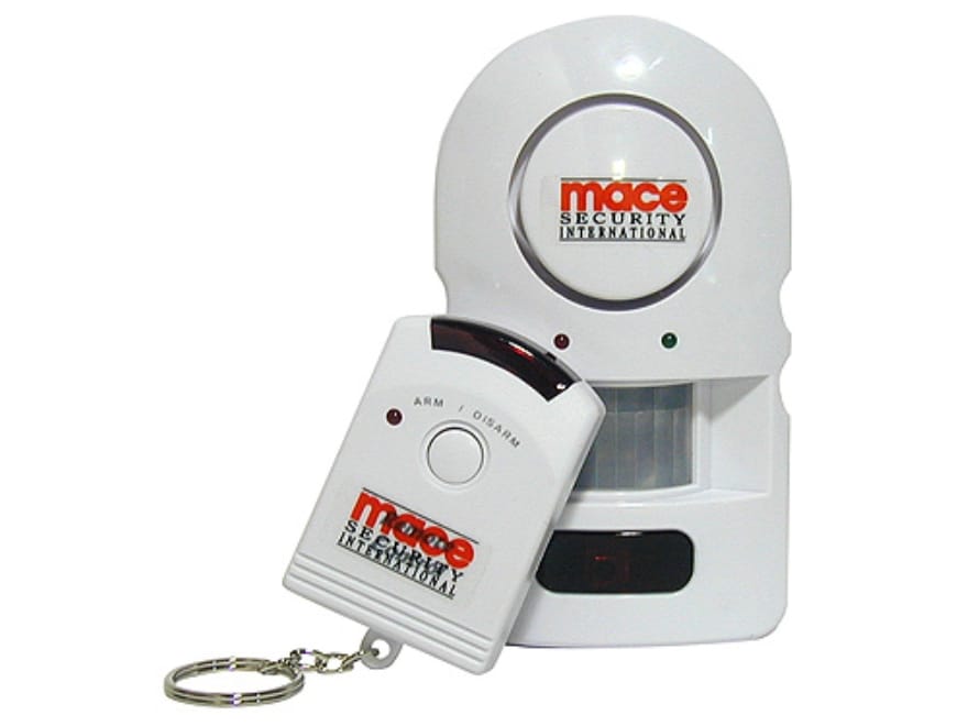 Mace Brand PIR Alarm Remote Home Security 105 Decibel alarm requires 4