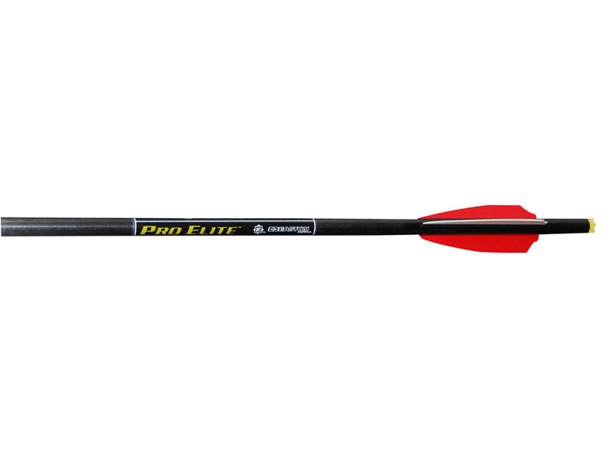 TenPoint Pro Elite Carbon SuperBrite 20 Crossbow Bolt 3 Vanes Black