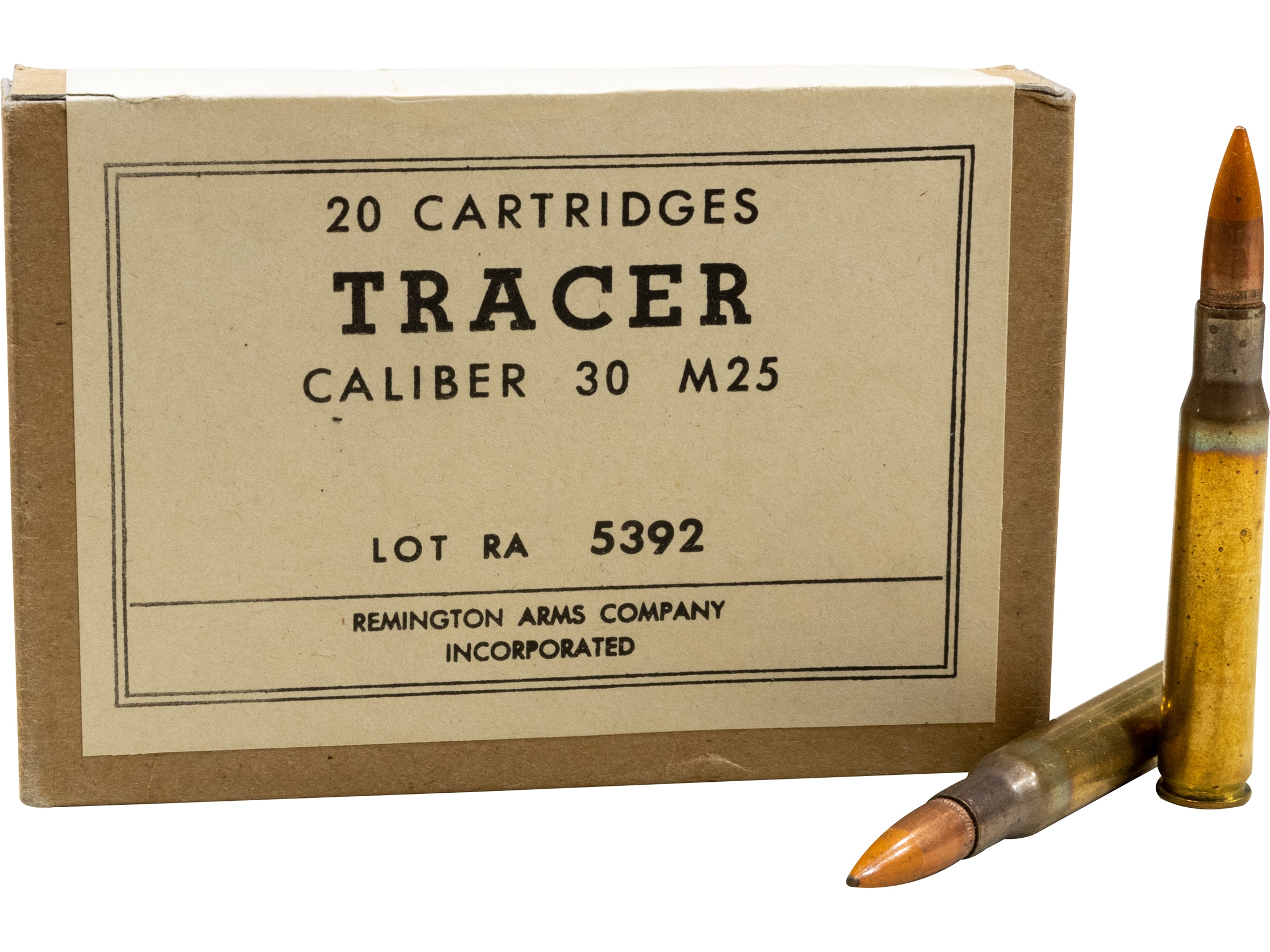 Military Surplus Tracer Ammo (Remington) 30-06 Springfield 144 Grain