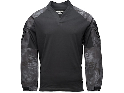 Kryptek Men's Tactical Rugby Long Sleeve Shirt Acrylic/Cotton/Nylon