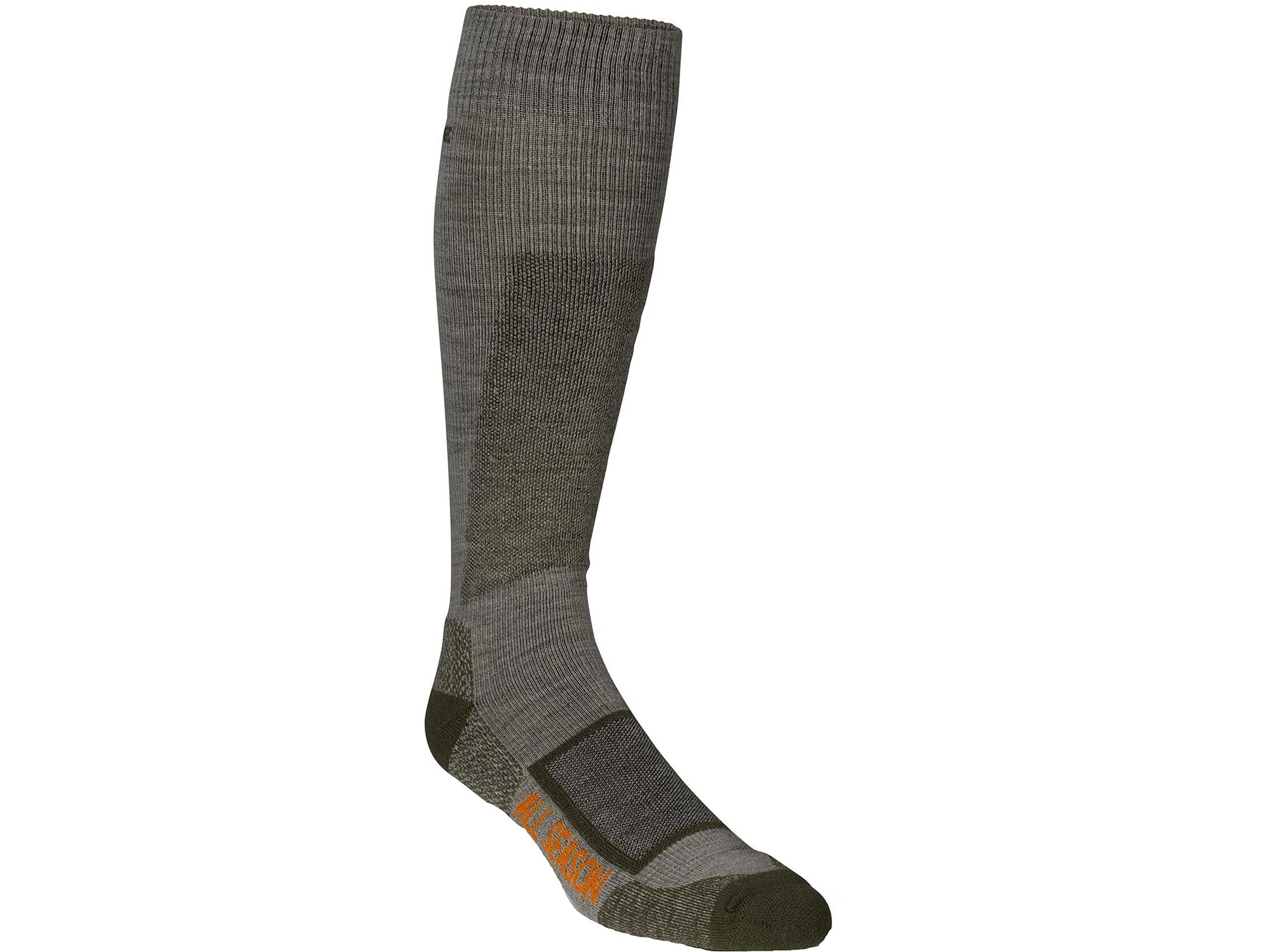 First Lite Men's All Season Over The Calf Socks Conifer Large