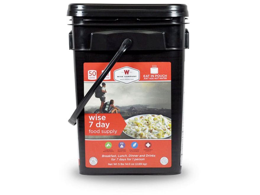 Wise Company 7 Day Food Supply Freeze Dried Food Bucket