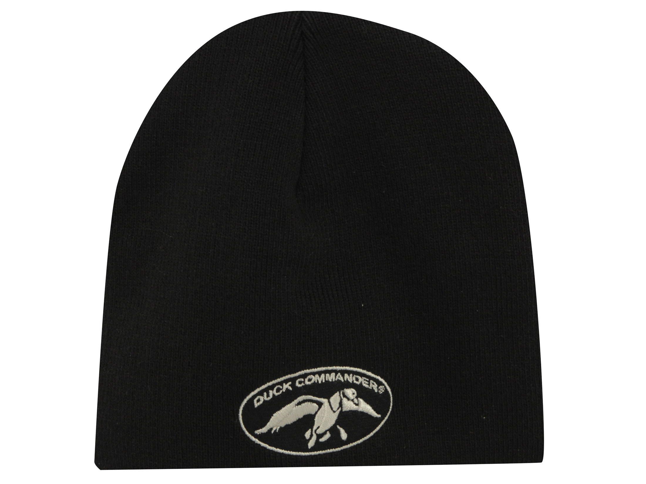 Duck Commander Logo Beanie Cotton Polyester Blend Black