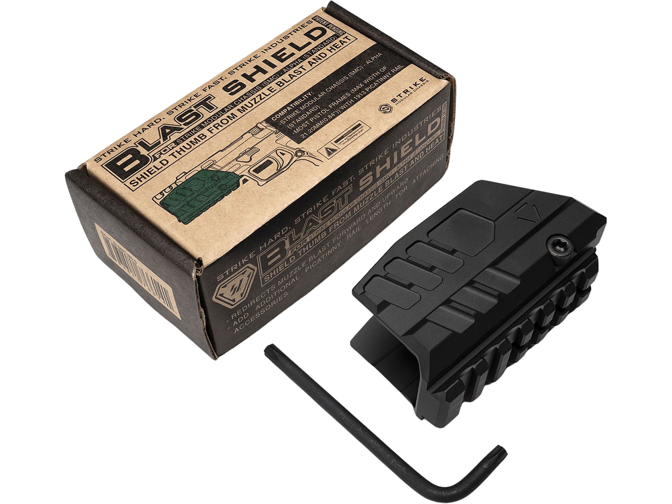 Strike Industries SMC Blast Shield Standard Black