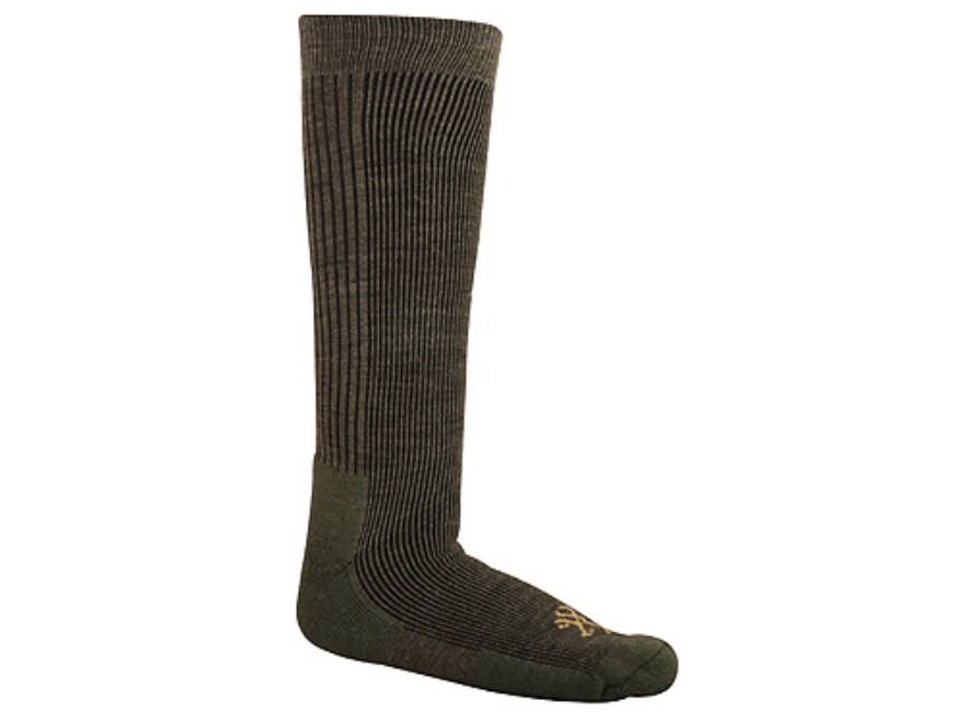 Browning Men's Lightweight Socks Wool Blend Navy Large 10-13