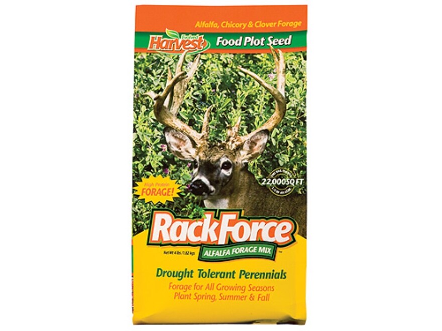 Evolved Harvest Rack Force Alfalfa Perennial Food Plot Seed 4 lb