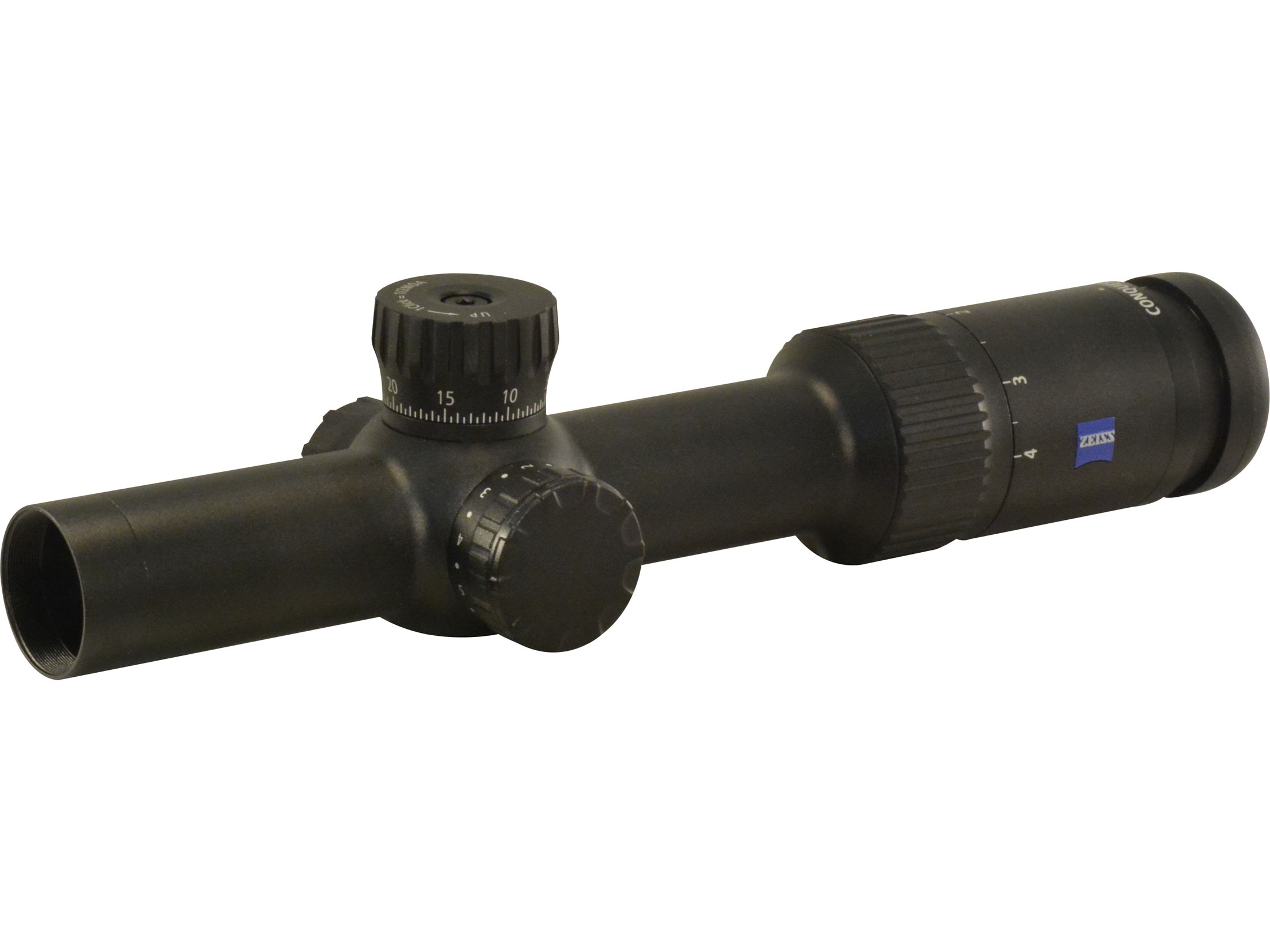 Zeiss Conquest V4 Ballistic Stop Rifle Scope 30mm Tube 1-4x 24mm 1/2