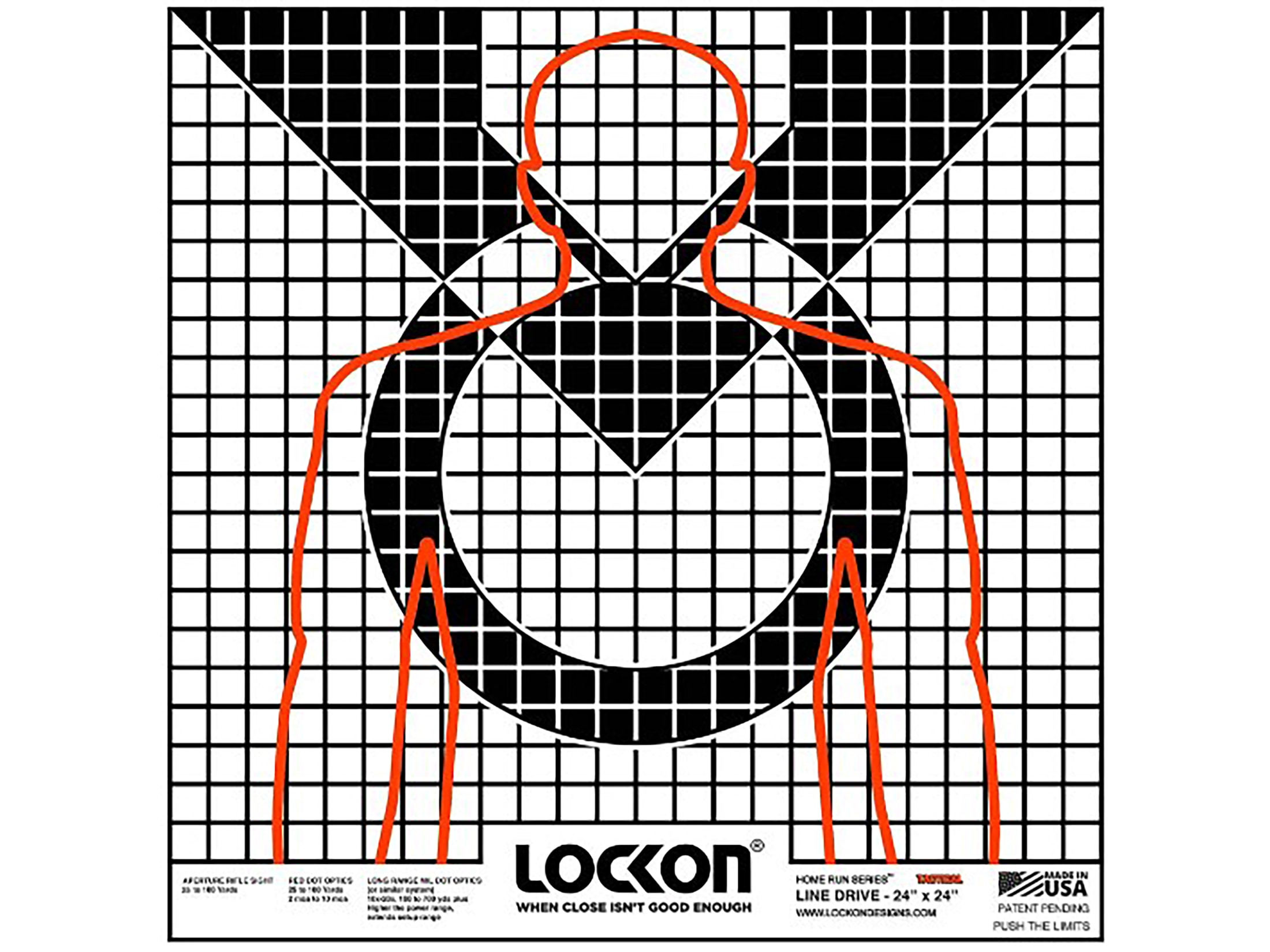 Pro-Shot LockOn Line Drive Tactical Targets 8PK