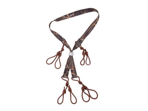 Flextone Team Realtree 8 Loop Game Call Lanyard Nylon Realtree Max-4