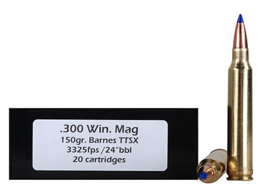 DoubleTap 300 Winchester Mag Ammo 150 Grain Barnes Tipped Triple-Shock