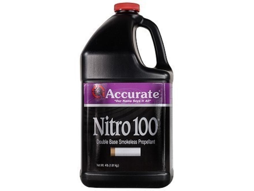 Accurate Nitro 100 Smokeless Gun Powder 4 lb