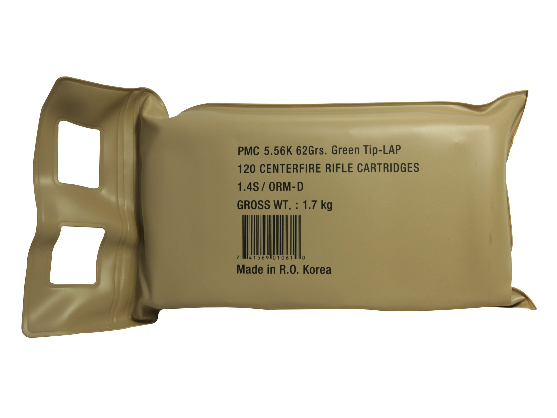 PMC X-Tac Ammo 5.56x45mm NATO 62 Grain M855 SS109 Penetrator Full