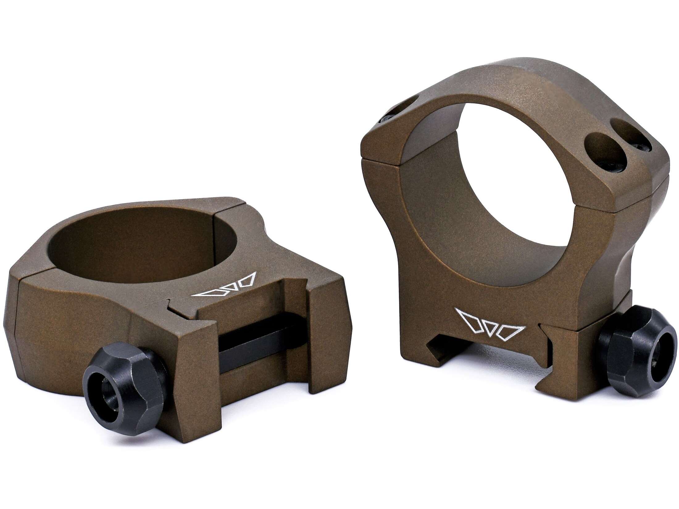Warne 34mm Mountain Tech Picatinny-Style (STANAG) Rings Matte Low