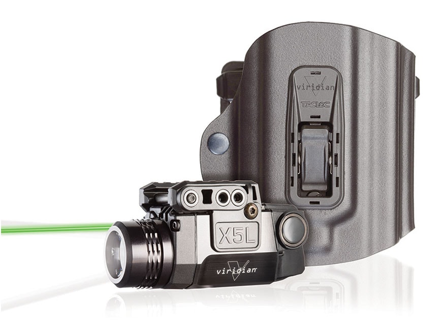 Viridian X5L-R Weapon Light 178 Lumen Red Laser Sight TacLoc ECR