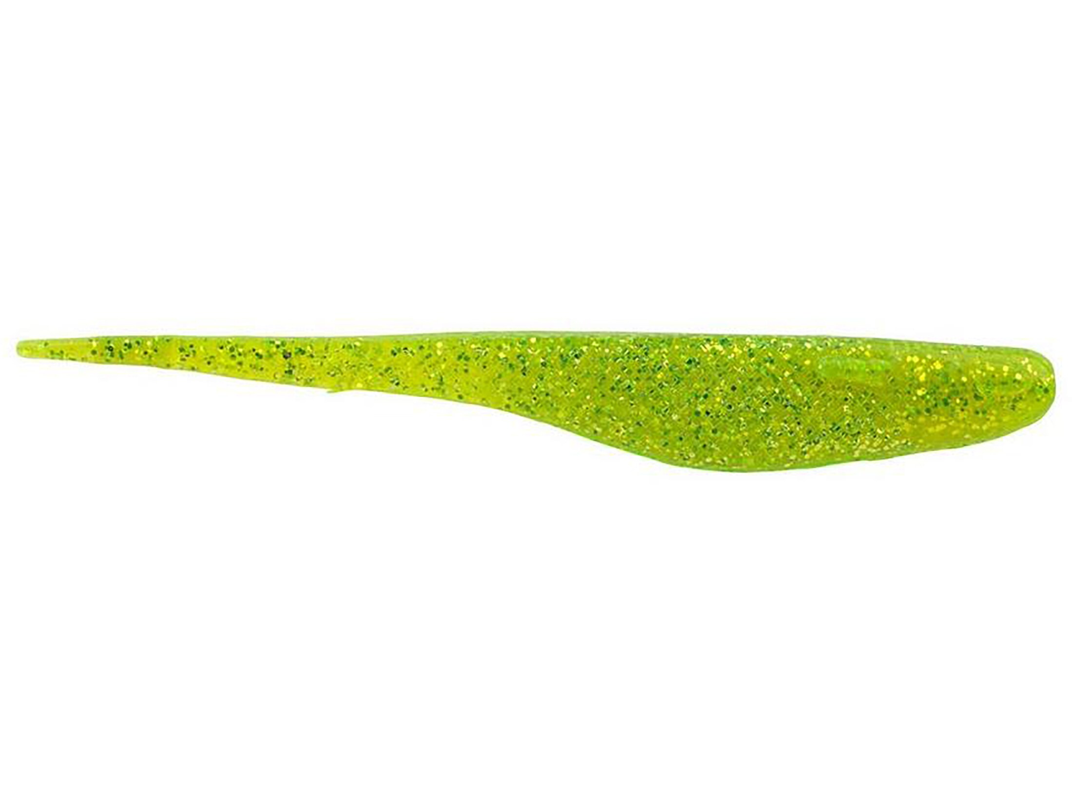 Berkley PowerBait Saltwater Bonga Shad Swimbait 5 Chartreuse Silver