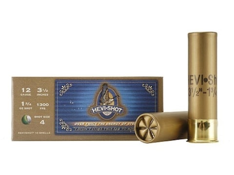 Hevi-Shot Goose Waterfowl Ammo 12 Ga 3-1/2 1-3/4oz #4 Non-Toxic Shot