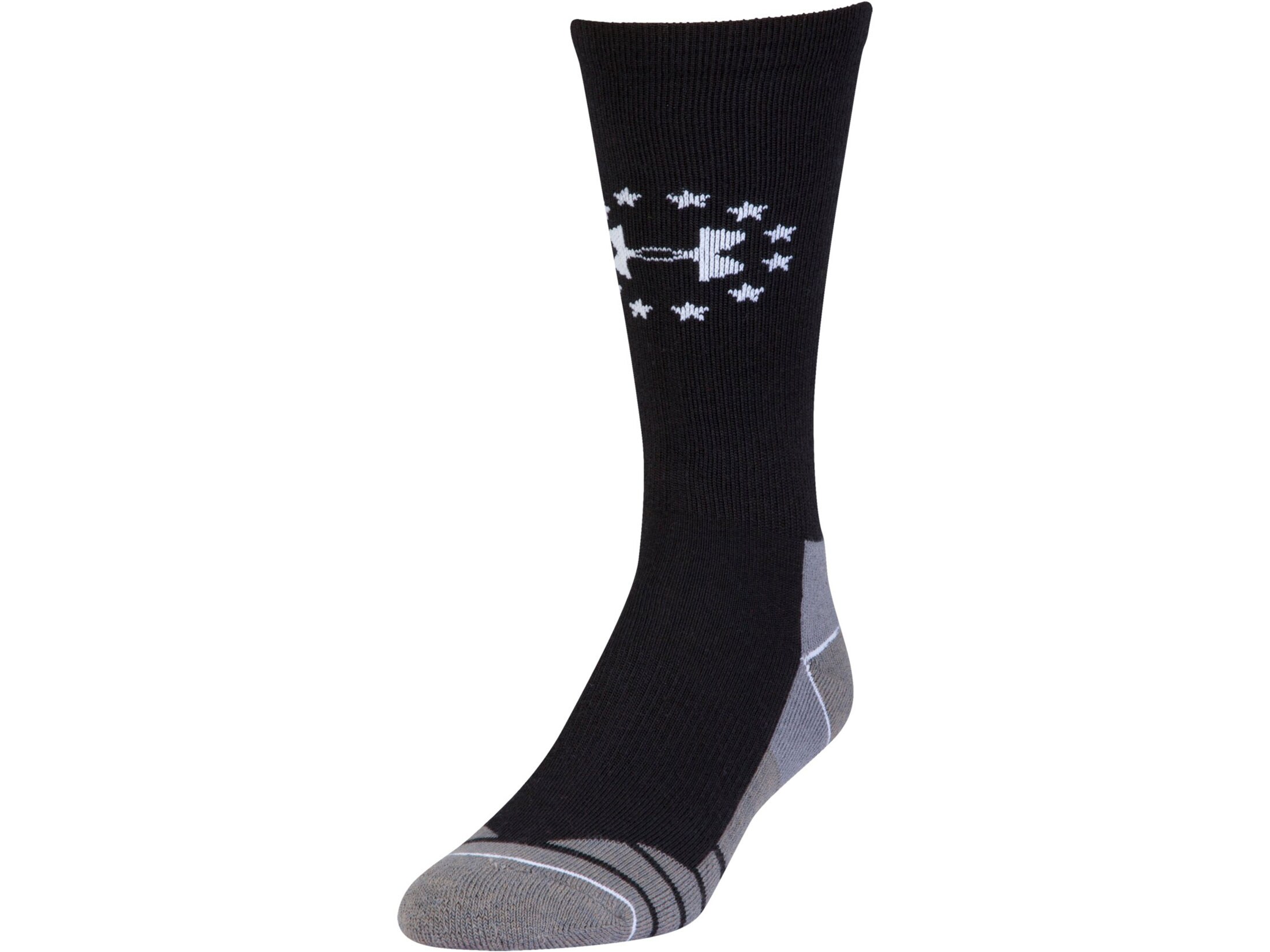 Under Armour Men's UA Hitch Lite Freedom Boot Socks Synthetic Blend