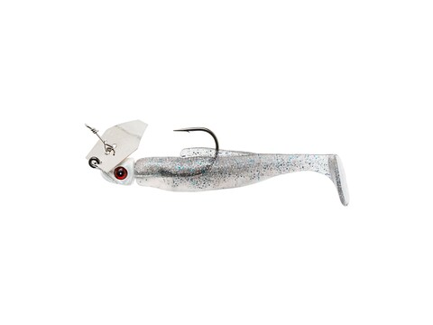 Z-Man Diezel Chatterbait Bladed Jig Smoky Shad (Silver Blade/White