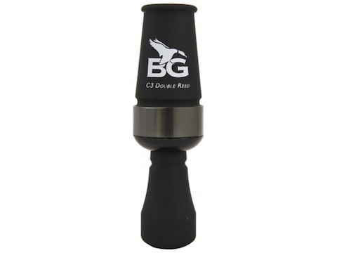 Buck Gardner C3 Double Reed Polycarbonate Duck Call Black