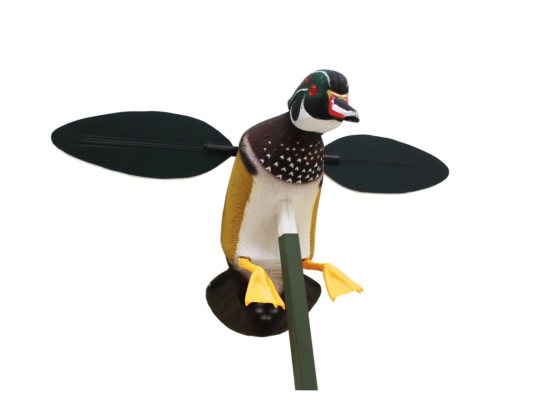 MOJO Screamin' Woody Motion Wood Duck Decoy Polymer