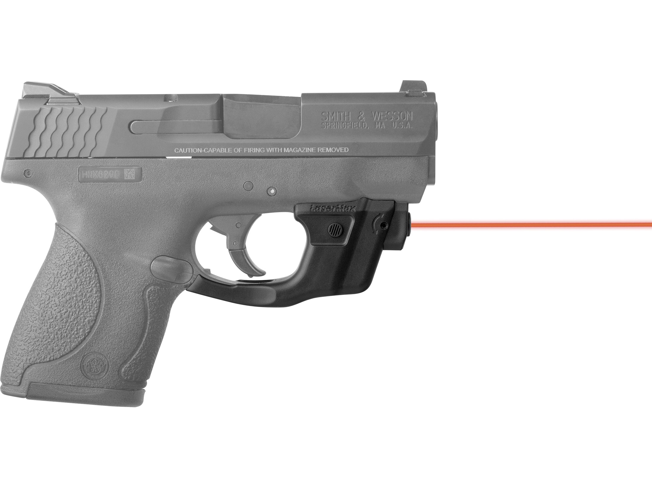 LaserMax CenterFire Red Laser Sight GripSense S&W M&P Shield 9mm 40