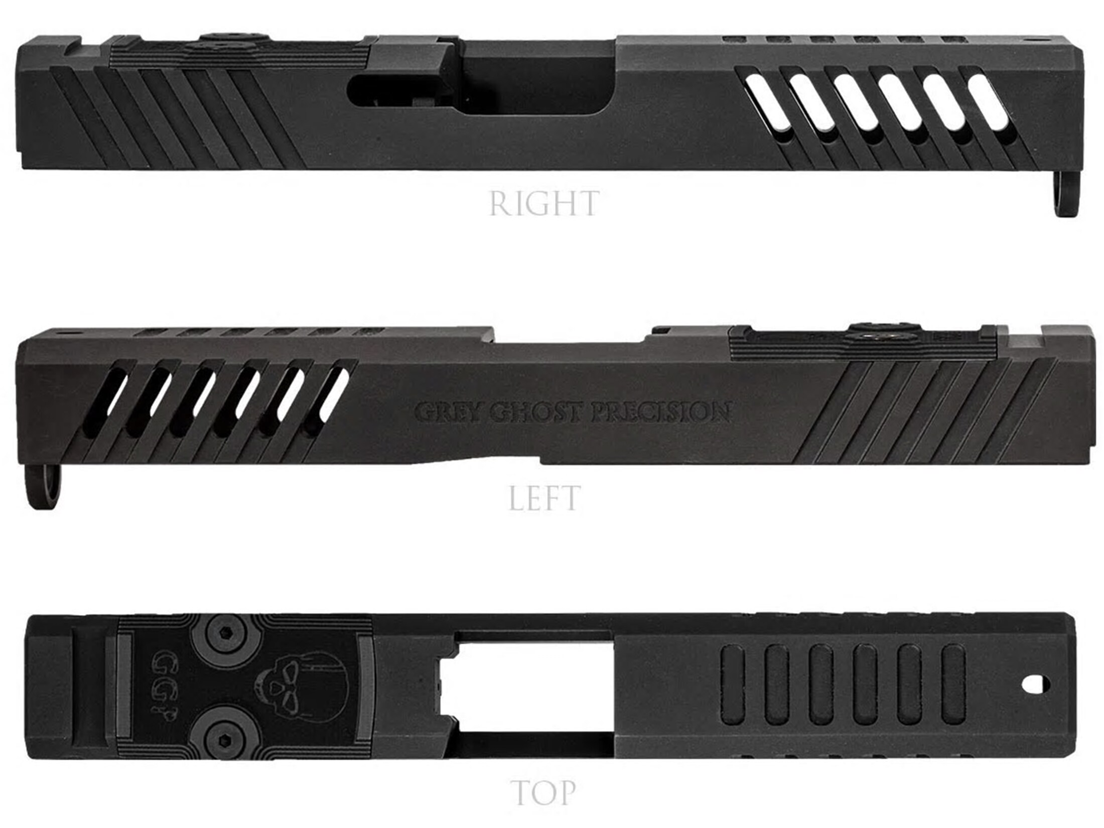 Grey Ghost Precision V1 Slide Glock 17 Gen 4 RMR, DeltaPoint Pro Cut