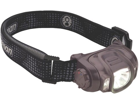 Coleman Multi-Color Headlamp LED 3 AA Batteries Polymer Gray