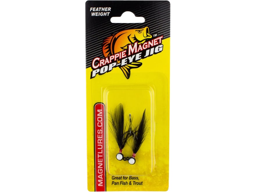 Crappie Magnet Pop Eye Jig Gray/White 1/32oz