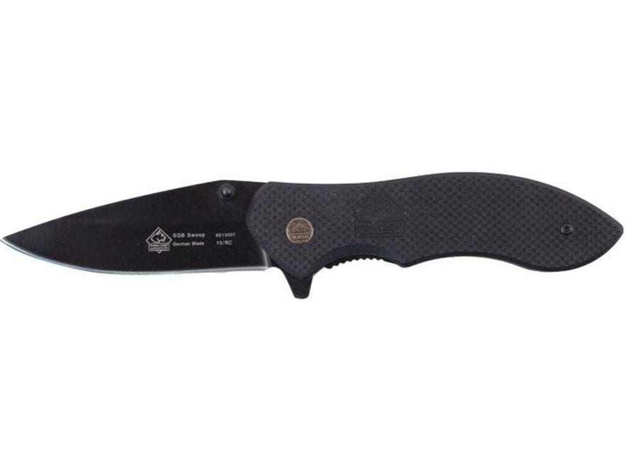 Puma SGB Swoop Assisted Opening Pocket Knife Black 3.1 Drop Point