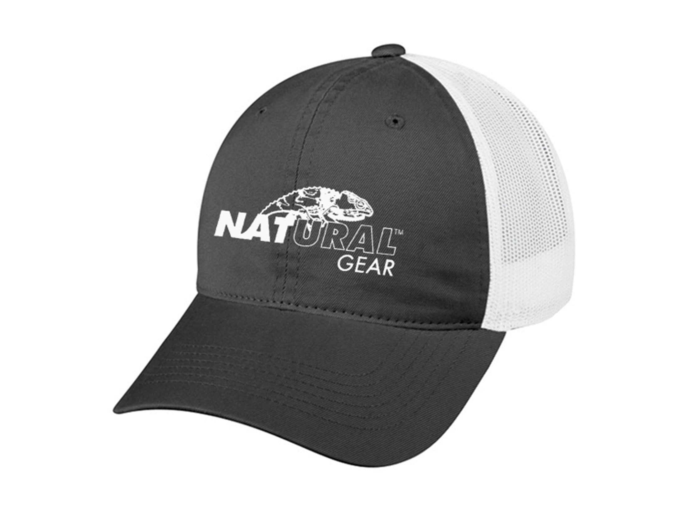 Natural Gear Mesh Back Logo Cap Brown