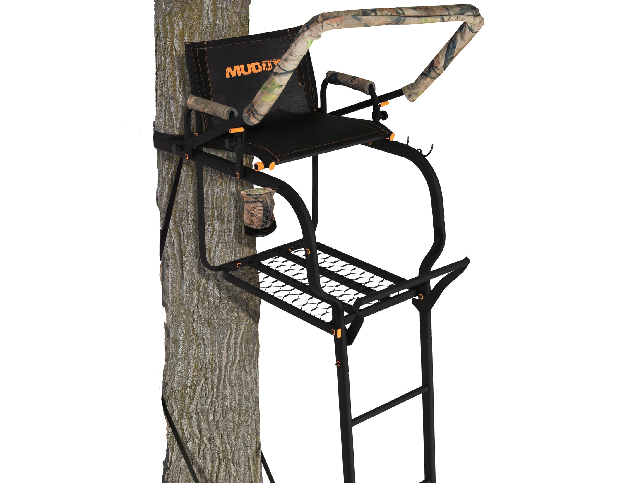 Muddy Outdoors The Odyssey 20' Single Ladder Treestand Steel Black