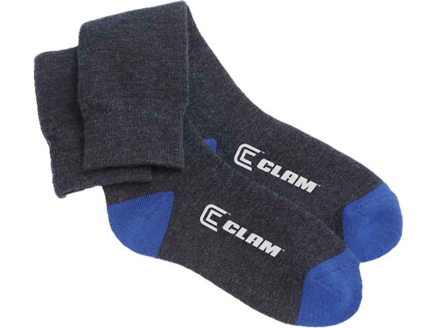 Clam Men's IceArmor Merino Wool Socks Charcoal XL/2XL