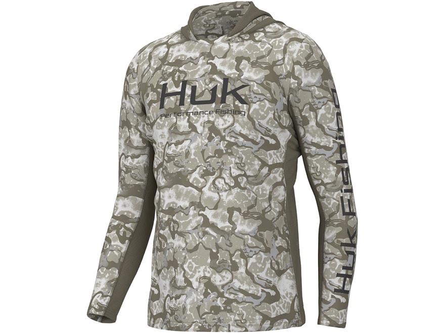 Huk Men's Icon X Inside Reef Hoodie Azure Blue 2XL